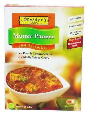 Mothers Recipe Mutter Paneer 300g – OC Fine Foods