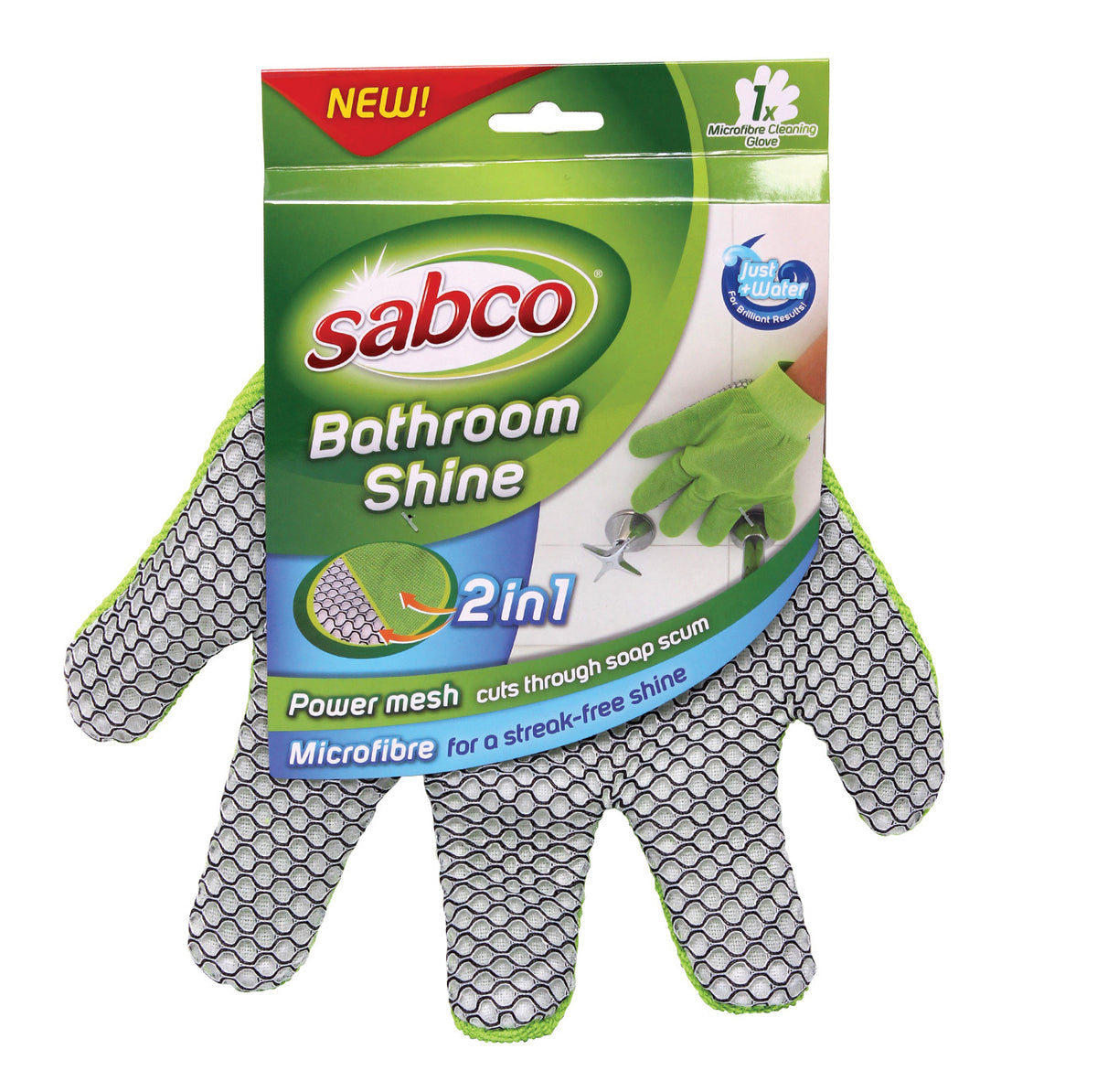 Sabco Bathroom Shine Glove 2 in 1 – OC Fine Foods